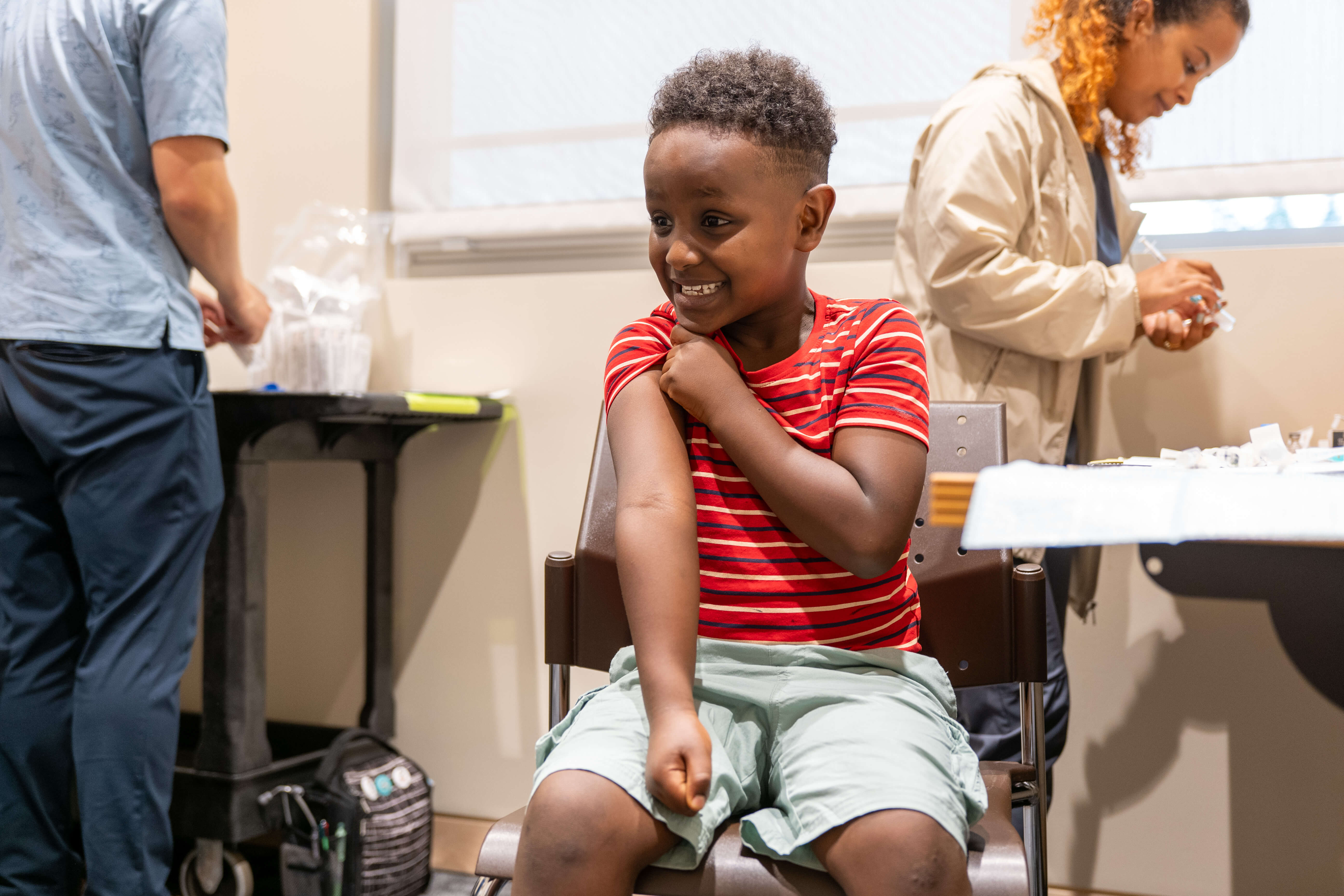 With the start of school around the corner, ICHS gets kids immunized ...